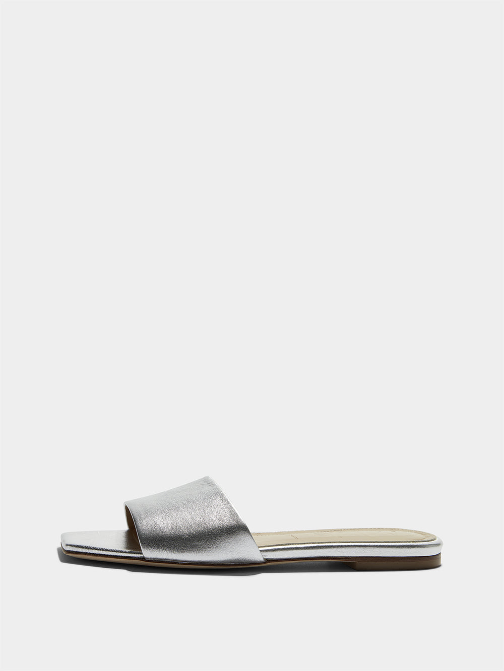 Aeyde | ANNA Hazelnut Leather Flat Slide