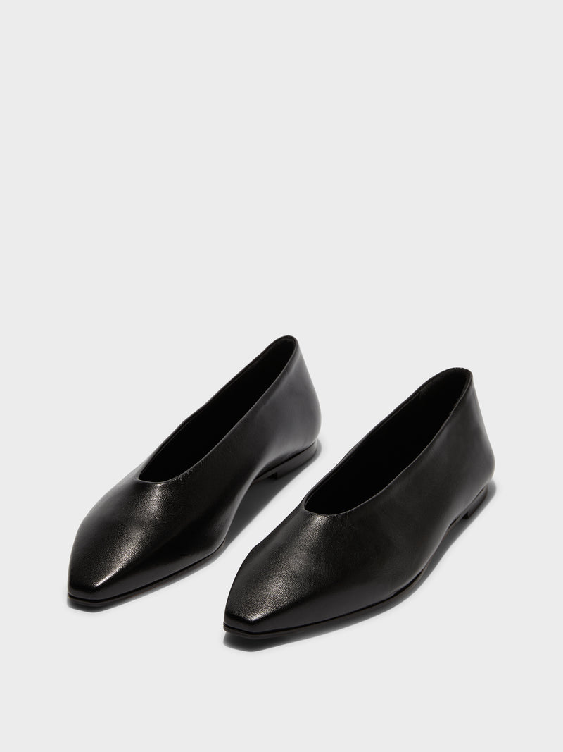 Aeyde | KIRSTEN Black Ballet Flat