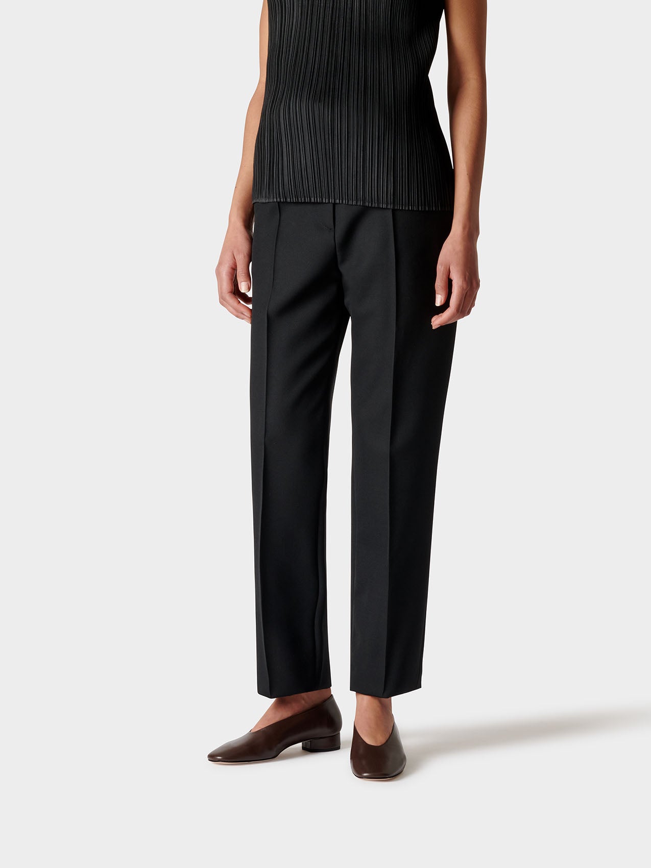 Delia Leather Ballet Flats – Aeyde