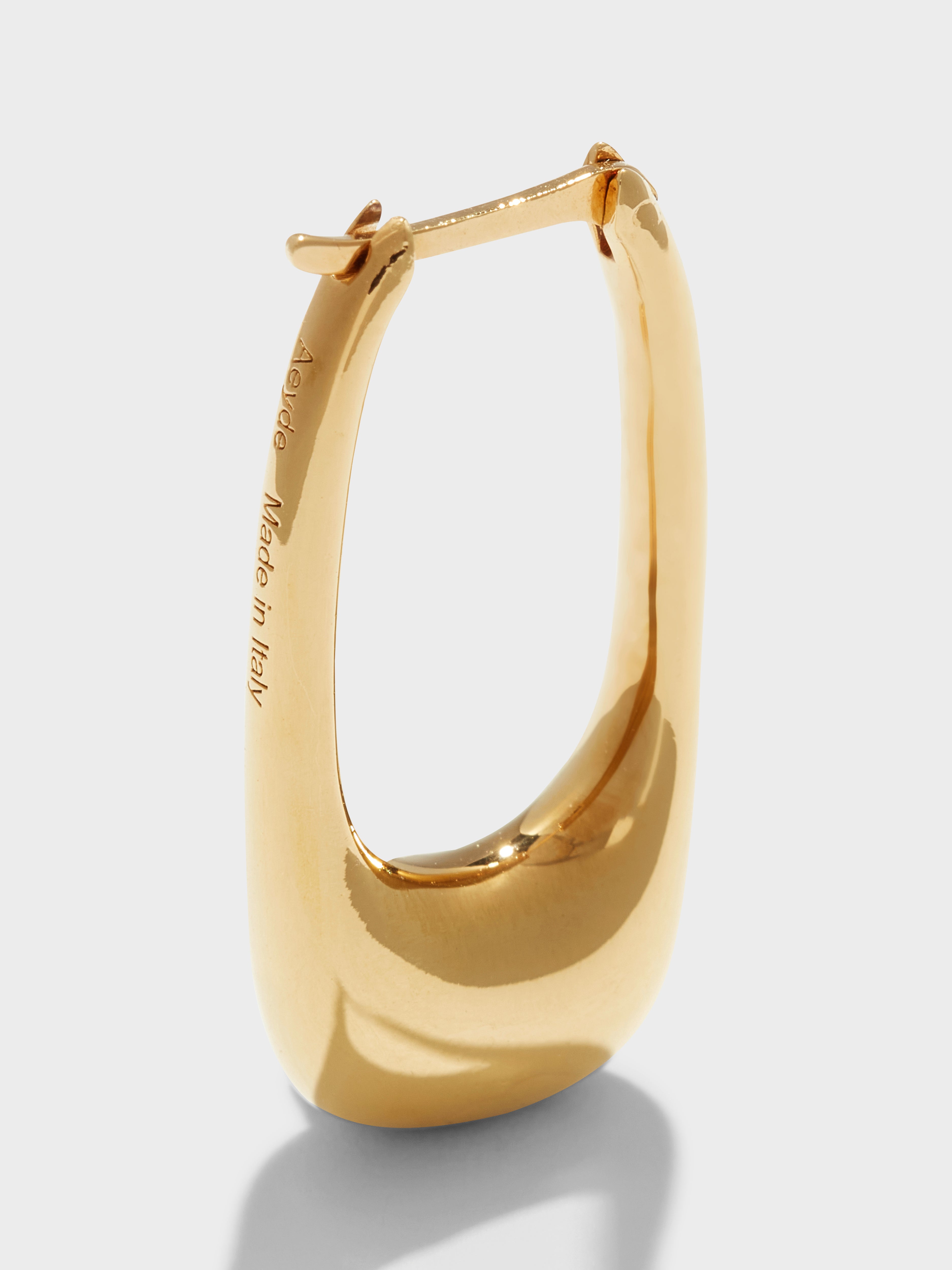 Ellis 18kt Gold-Plated Hoop Earrings – Aeyde