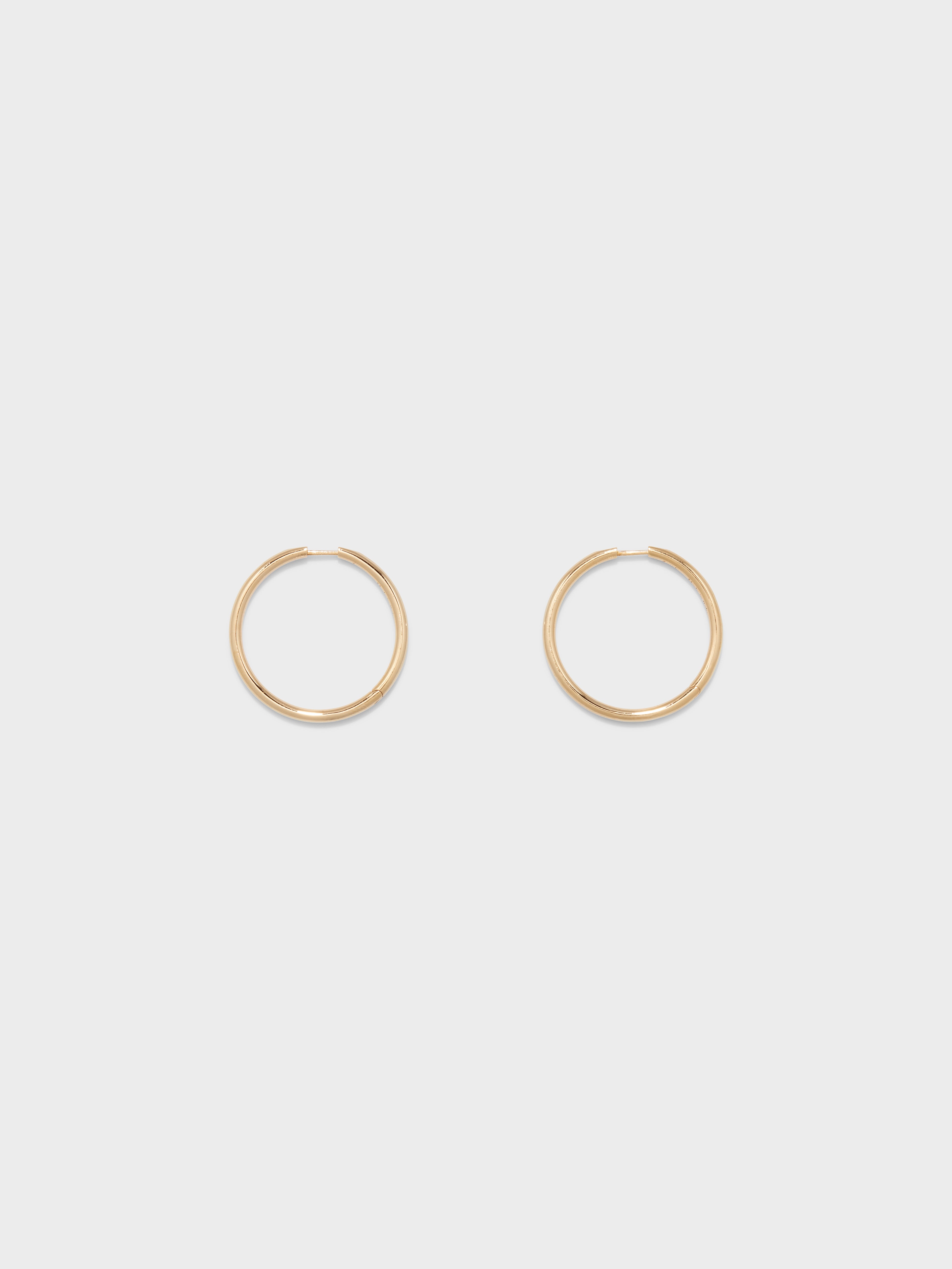 Elona Large 18kt Gold-Plated Hoop Earrings – Aeyde