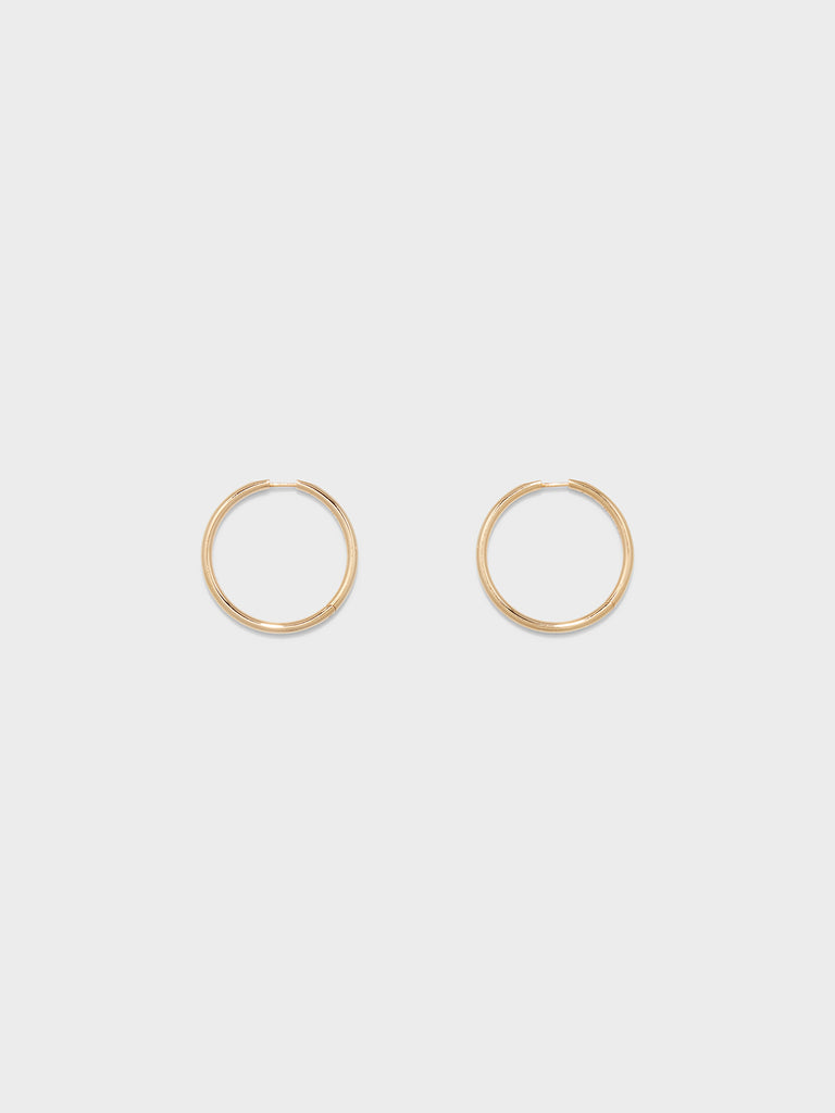 Elona Large 18kt Gold-Plated Hoop Earrings