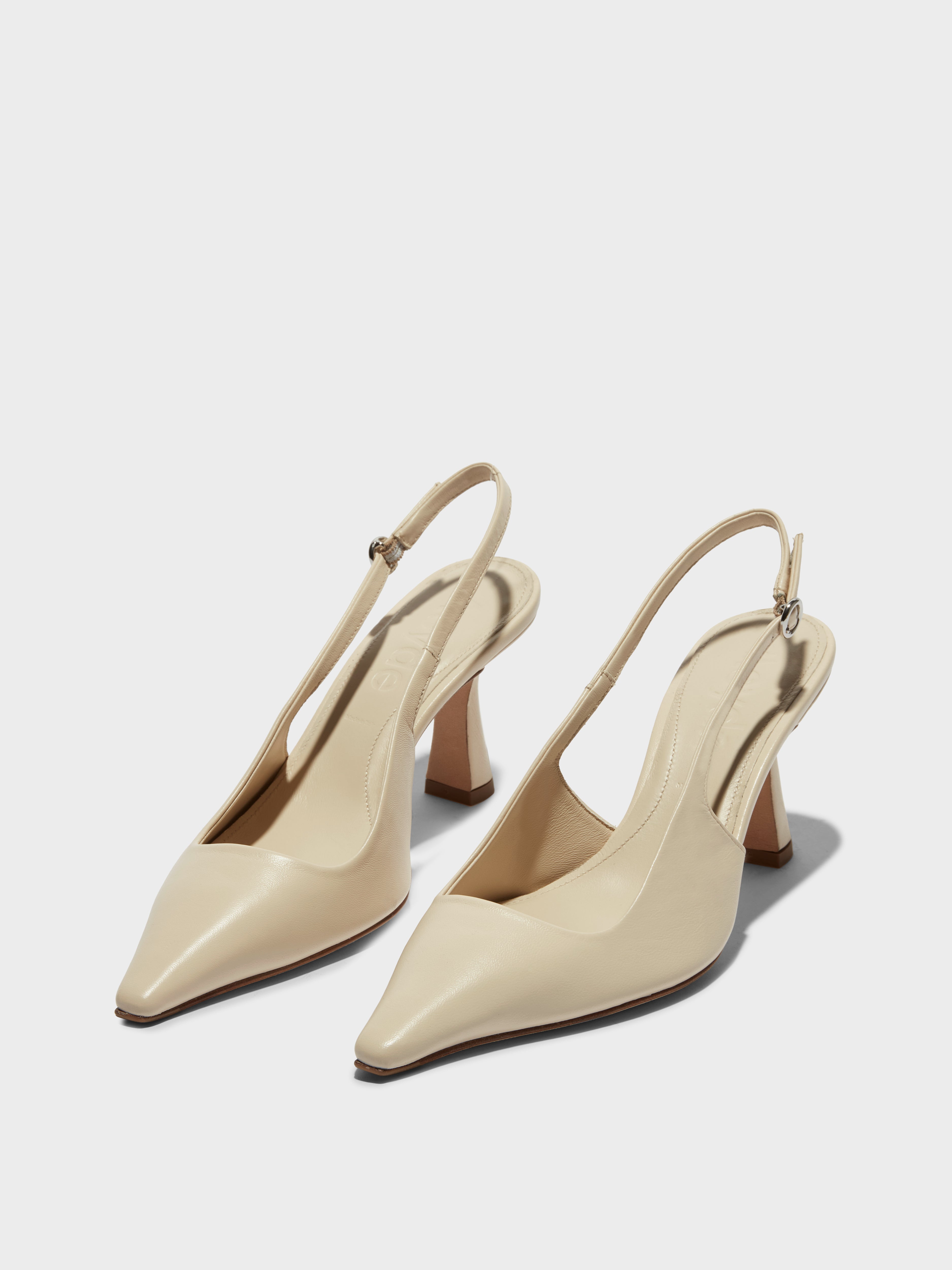 Fernanda Leather Slingback Pumps – Aeyde