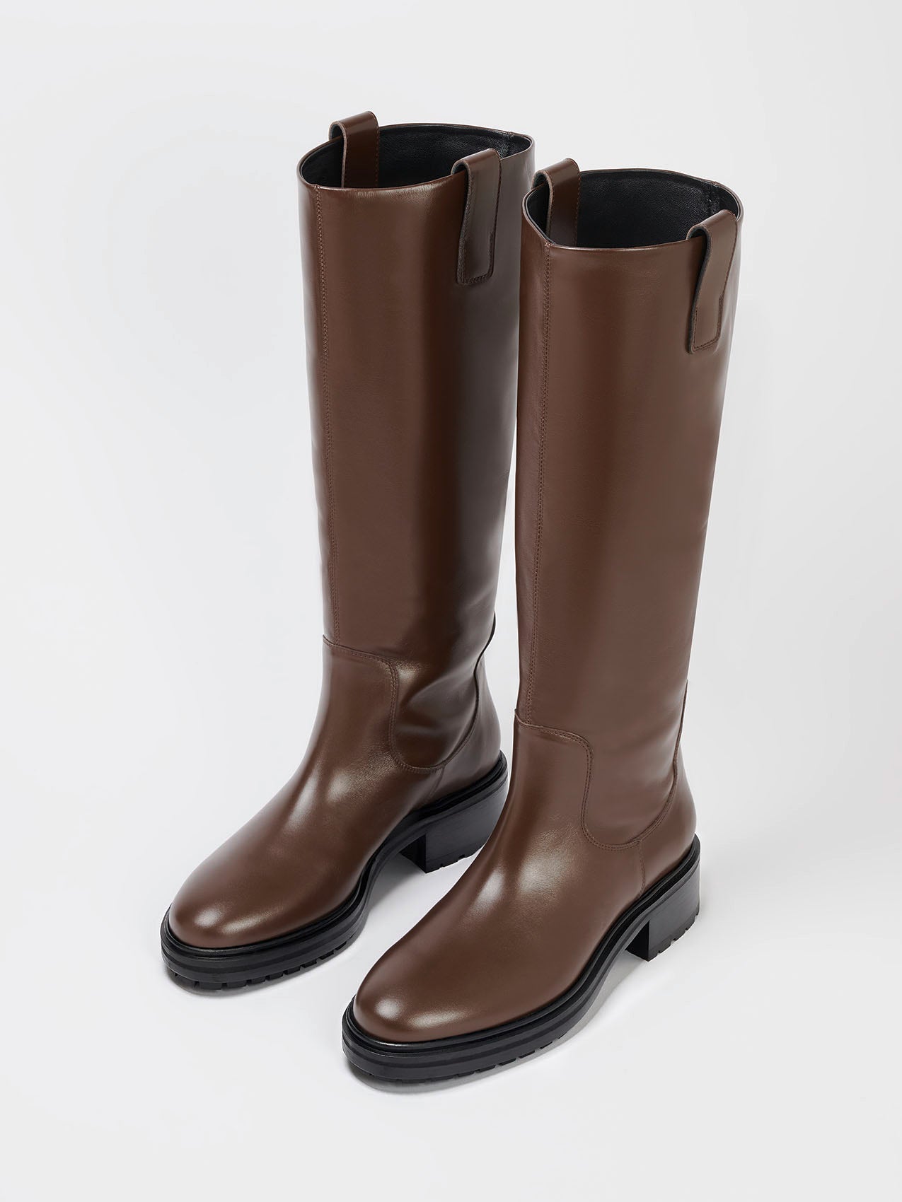 Aeyde | HENRY Moka Knee-High Riding Boot
