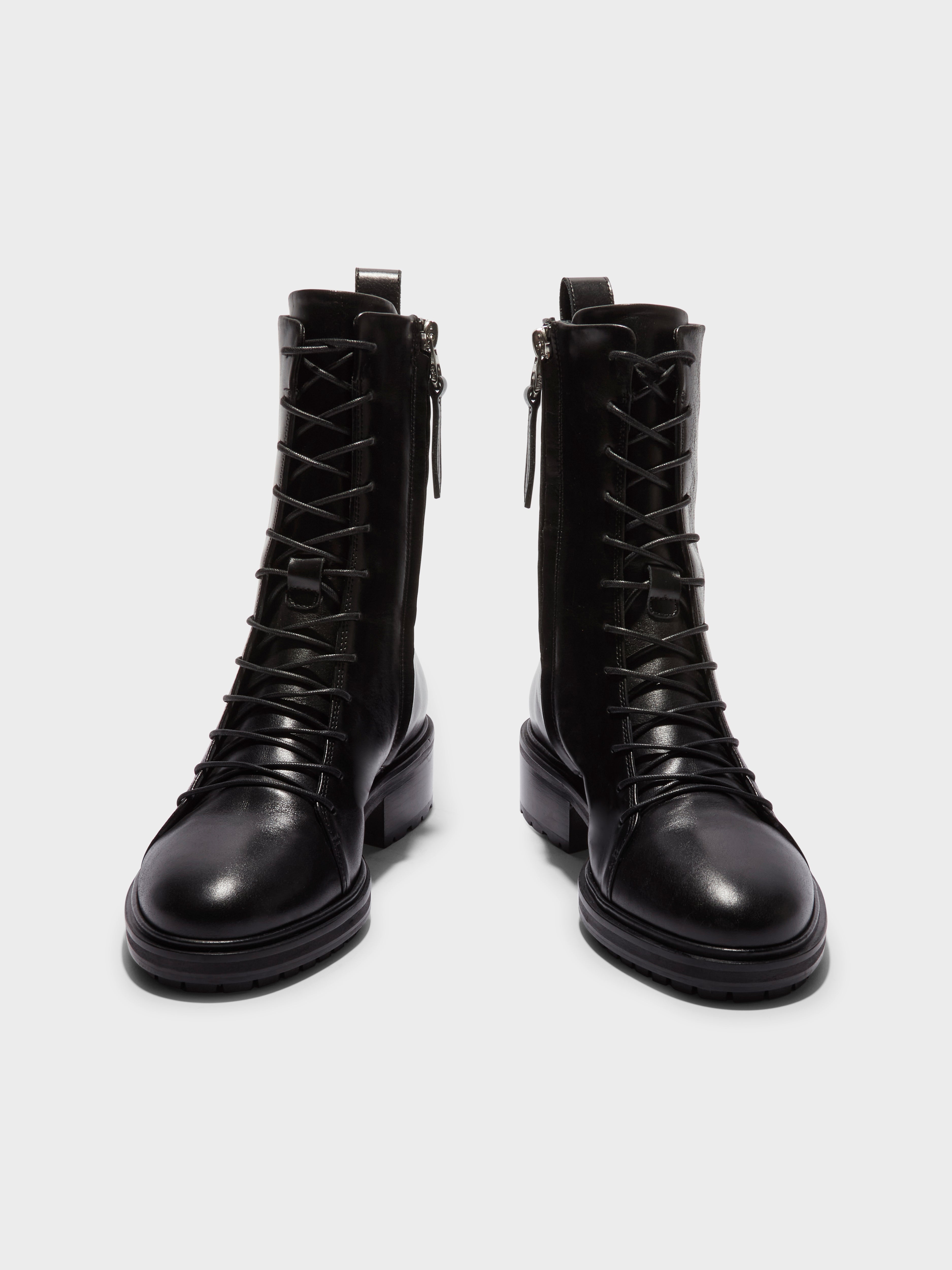 Aeyde | ISA Black Combat Boot