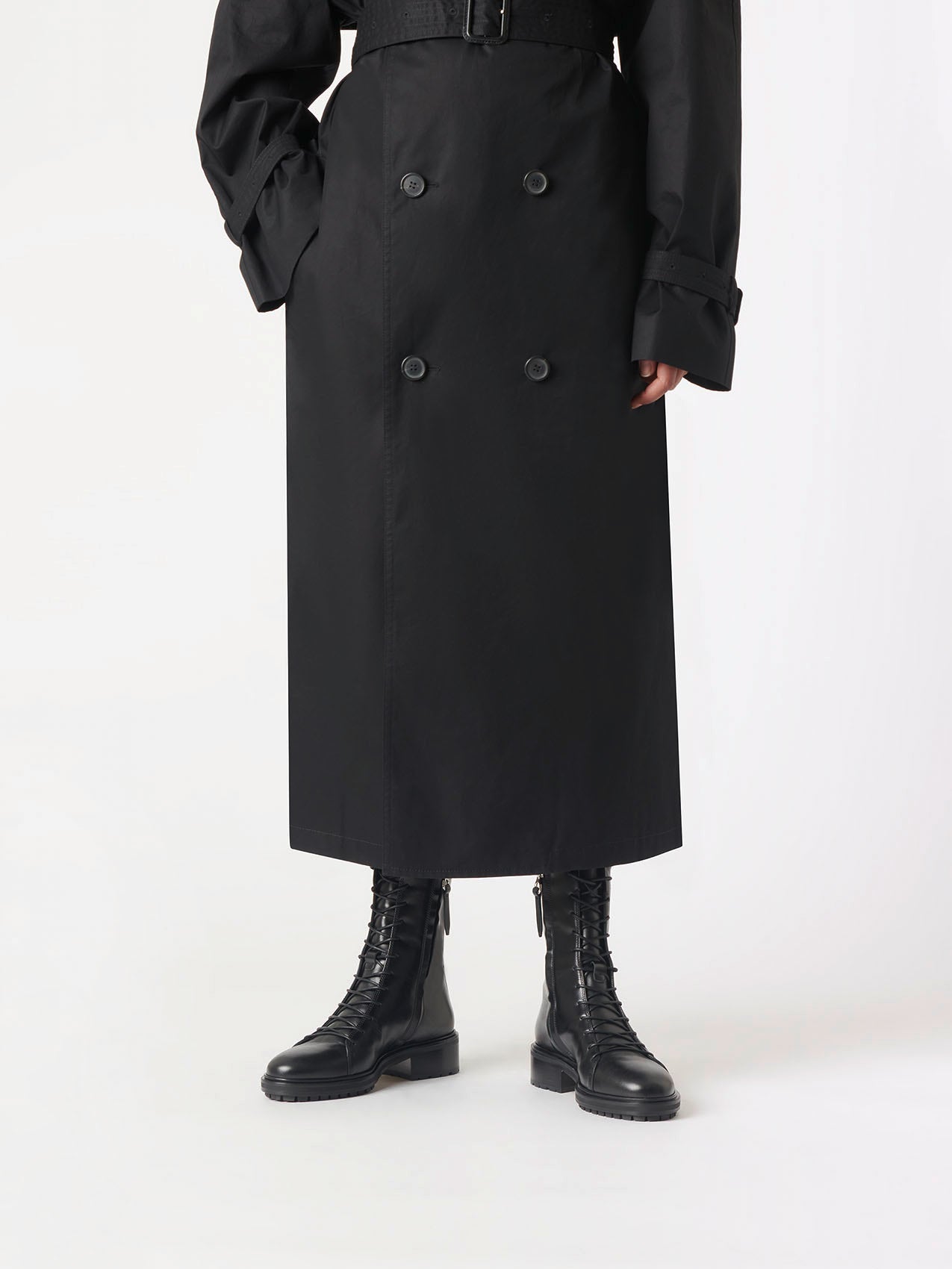 Aeyde | ISA Black Combat Boot