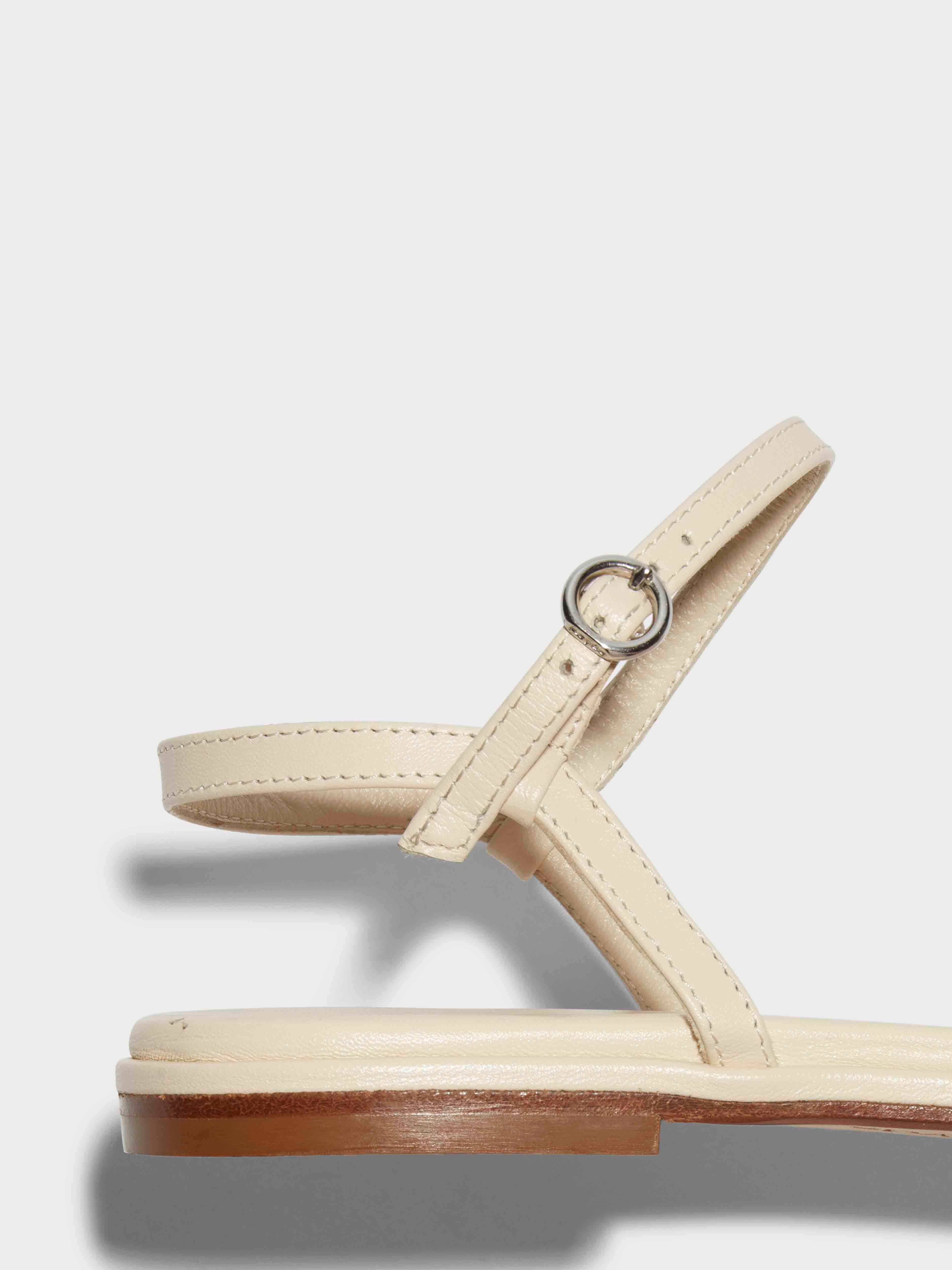 Aeyde | NETTIE Creamy Nappa Flat Sandal