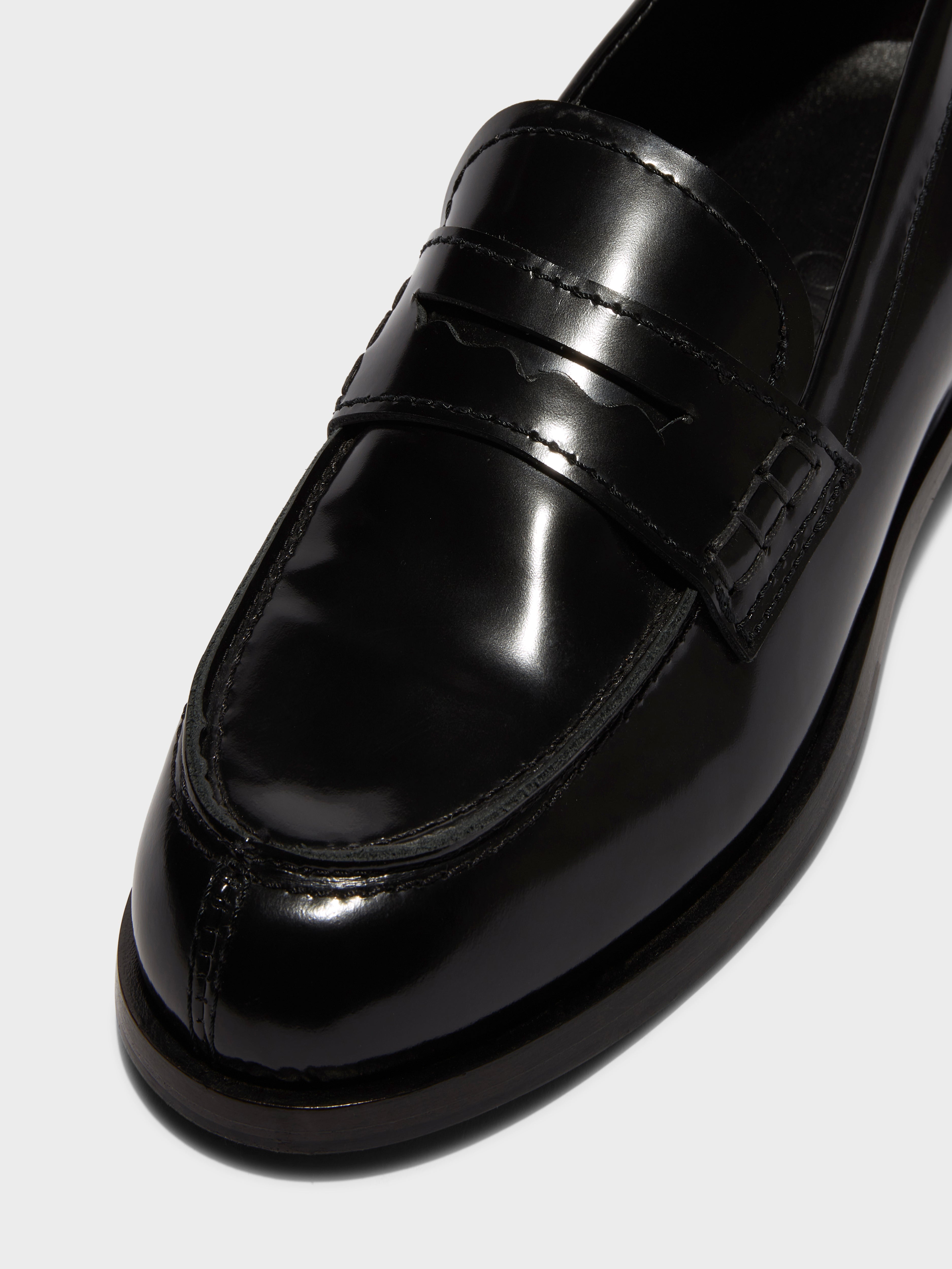 Aeyde | OSCAR Black Penny Loafer