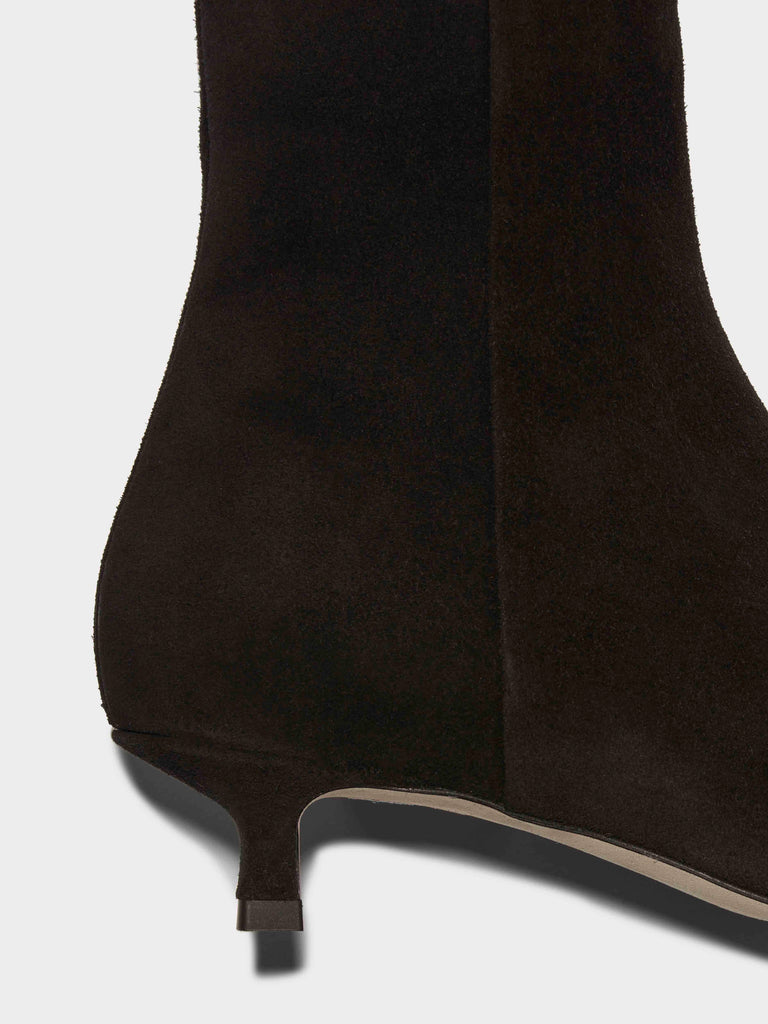 Aeyde | SOFIE Black Suede Ankle Boot