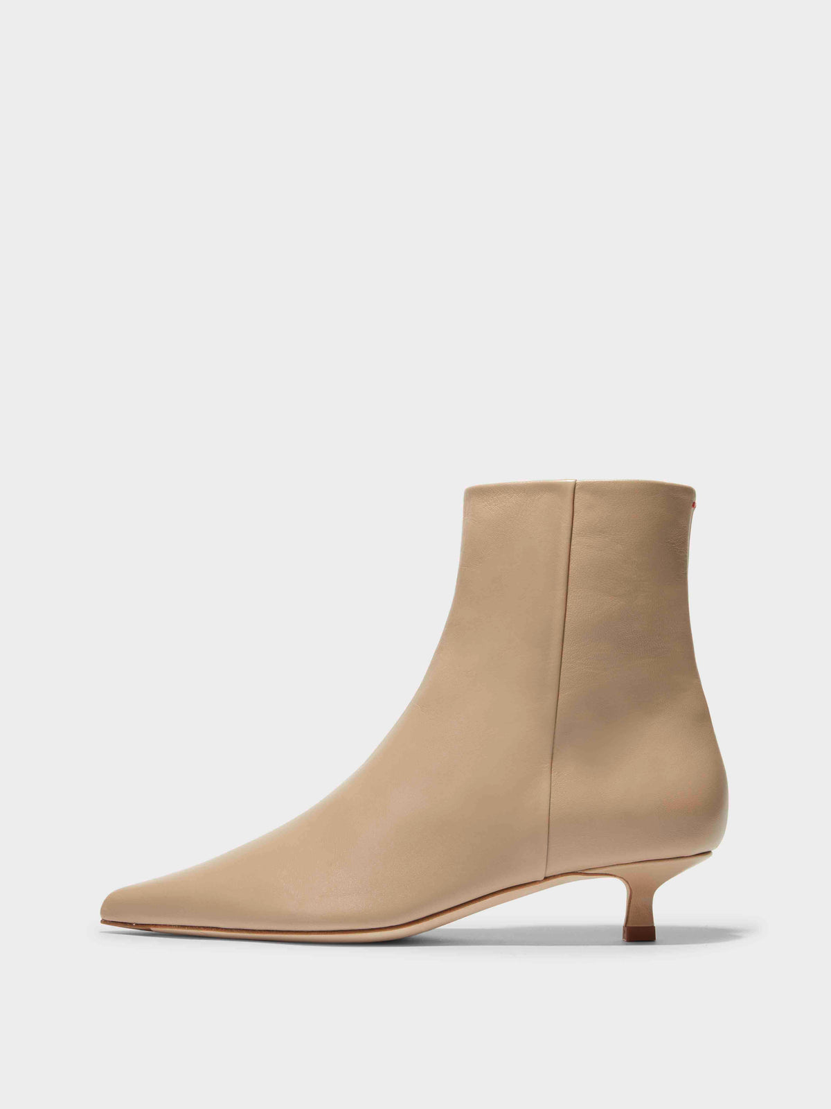 Aeyde | SOFIE Creamy Snake Leather Ankle Boot