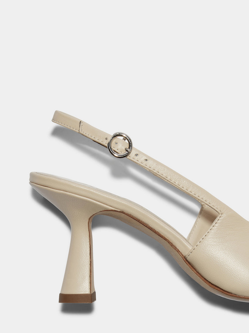 Catrina Leather Slingback Pumps – Aeyde