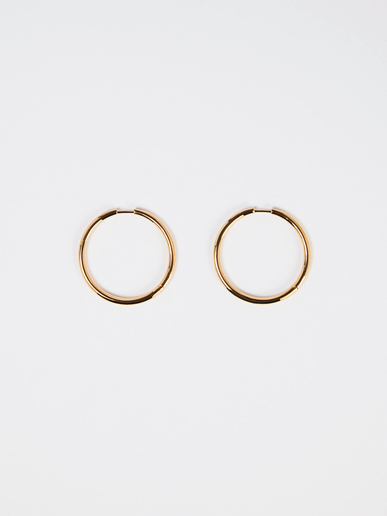 Elona Large 18kt Gold-Plated Hoop Earrings – Aeyde