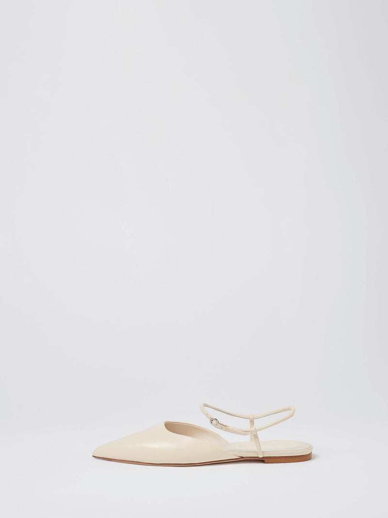 Aeyde | NETTIE Hazelnut Nappa Flat Sandal