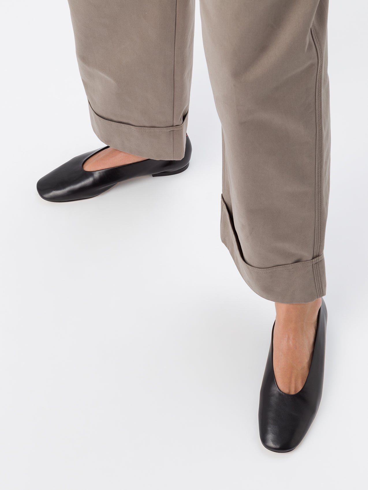 Aeyde | KIRSTEN Black Ballet Flat